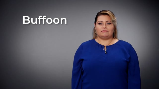 Buffoon | SEE Signs ESC Region 13