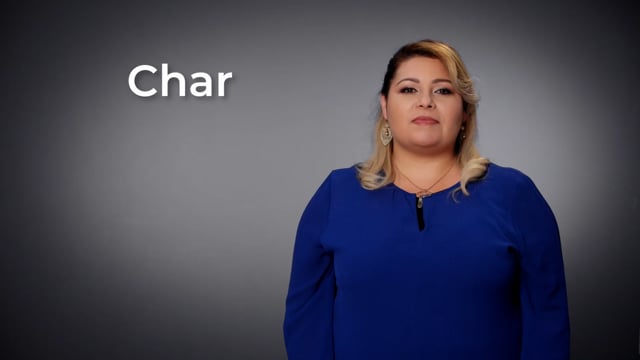 Char | SEE Signs ESC Region 13