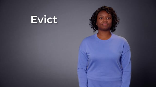 Evict | SEE Signs ESC Region 13