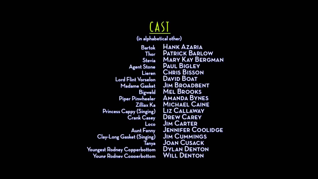 Pixar and Troublemaker's Rodney and Cappy Robots (1998) U.K. Credits ...