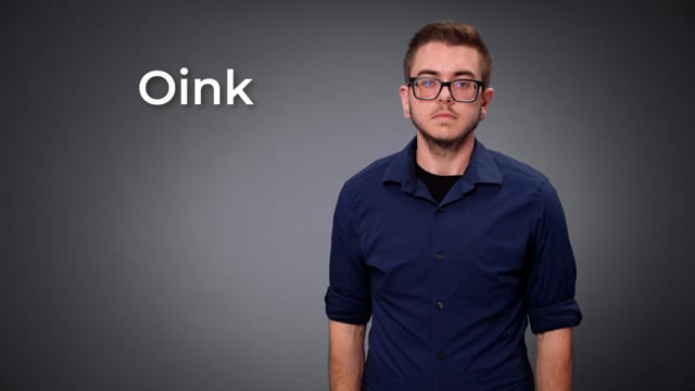 Oink | SEE Signs ESC Region 13