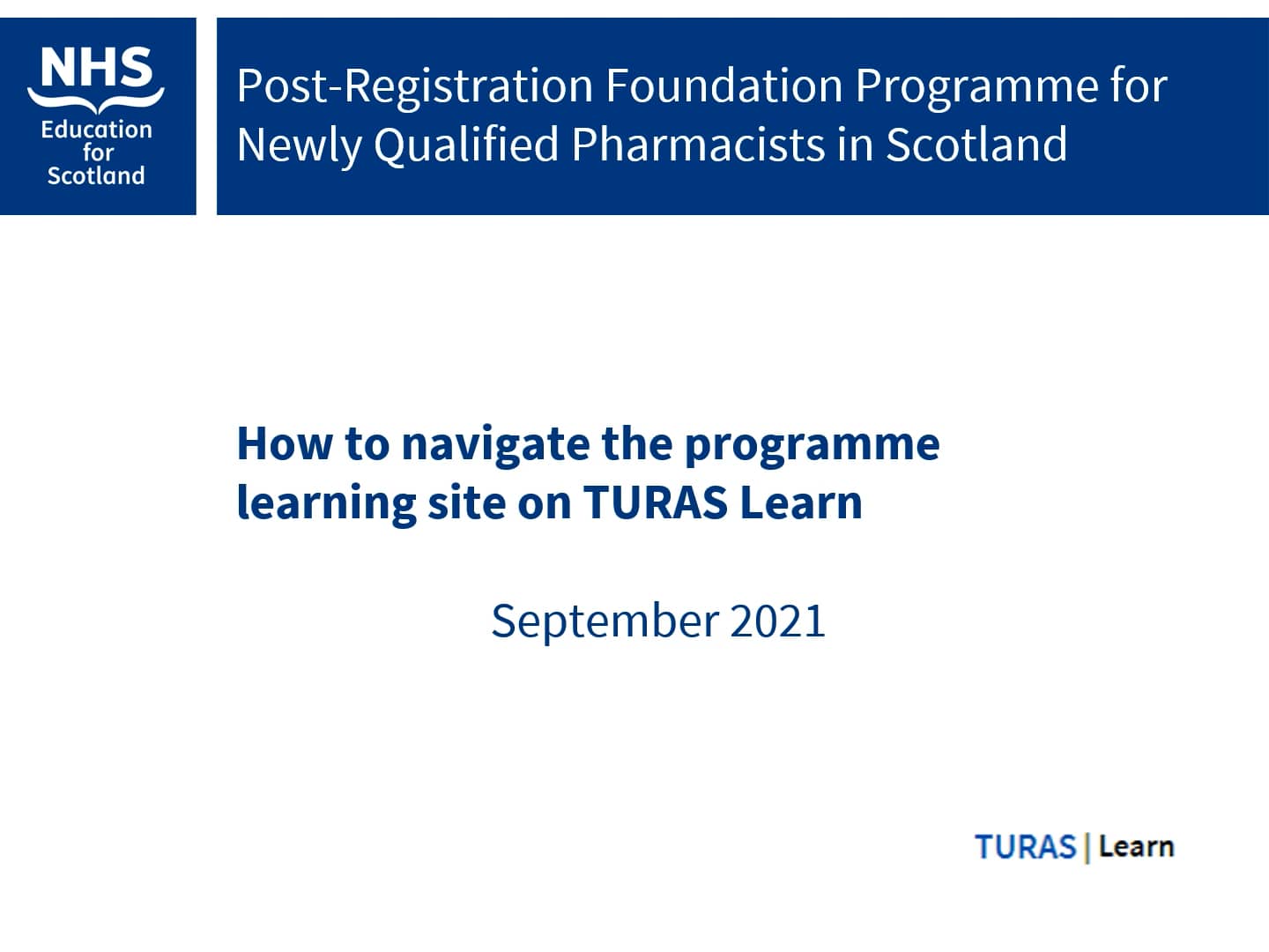 NES Post-Registration Foundation Programme for Newly Qualified ...