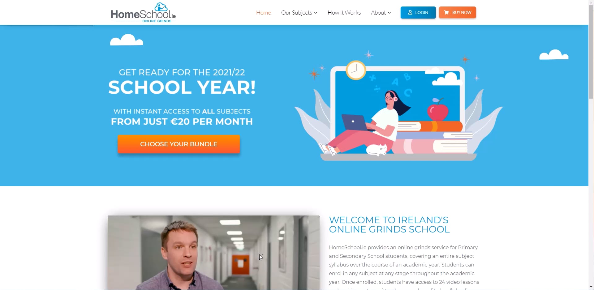 homeschool website presentation by ck website design dublin on Vimeo