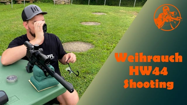 Weihrauch HW 44 at the shooting range - Airgun101