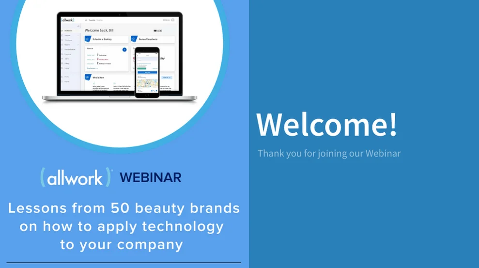 AllWork Webinar: Lessons From 50 Beauty Brands + How to Apply Technology to Your Company on Vimeo