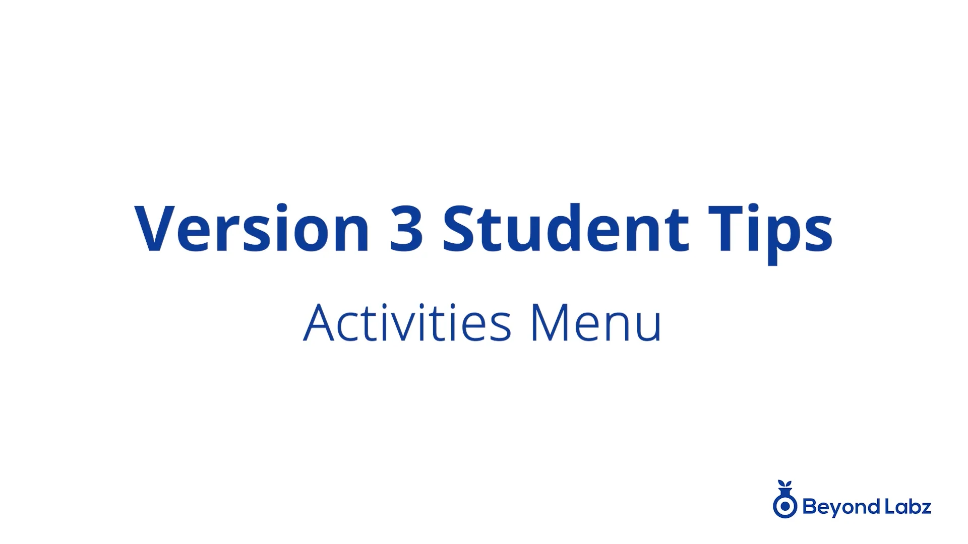 Student Guide - Activities Menu.mp4