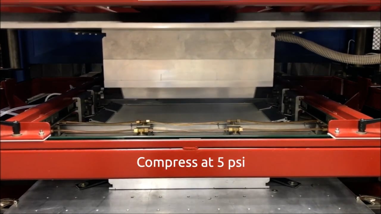 Compression Molding with Polystrand Materials on Vimeo