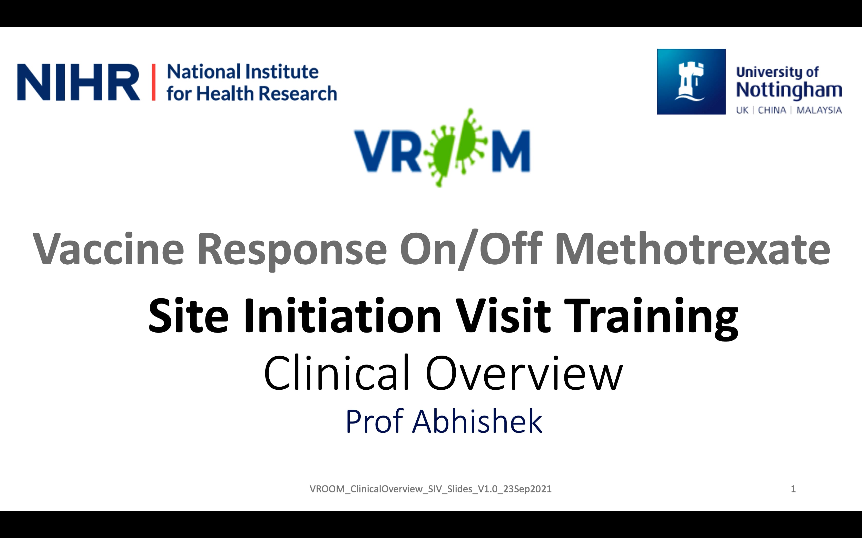 Clinical Overview SIV Training Slides on Vimeo