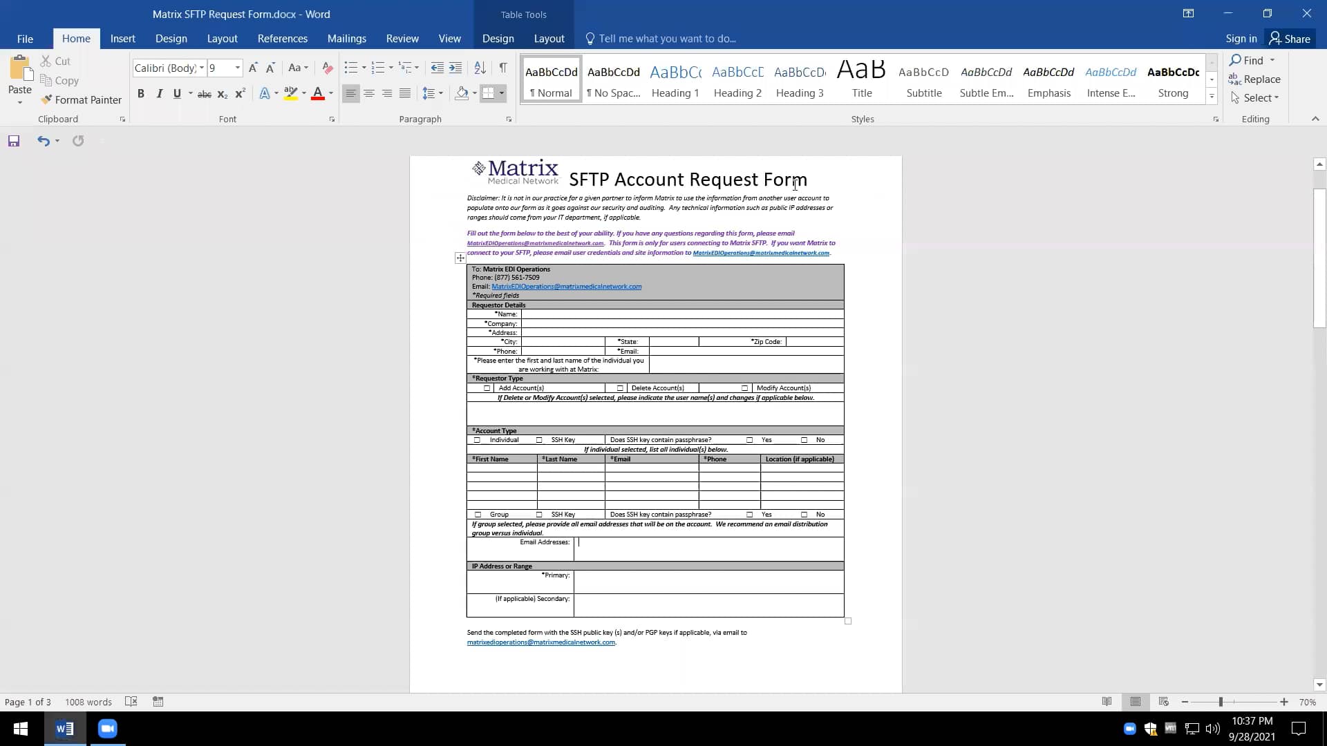 Matrix SFTP Account Request Form.mp4 on Vimeo
