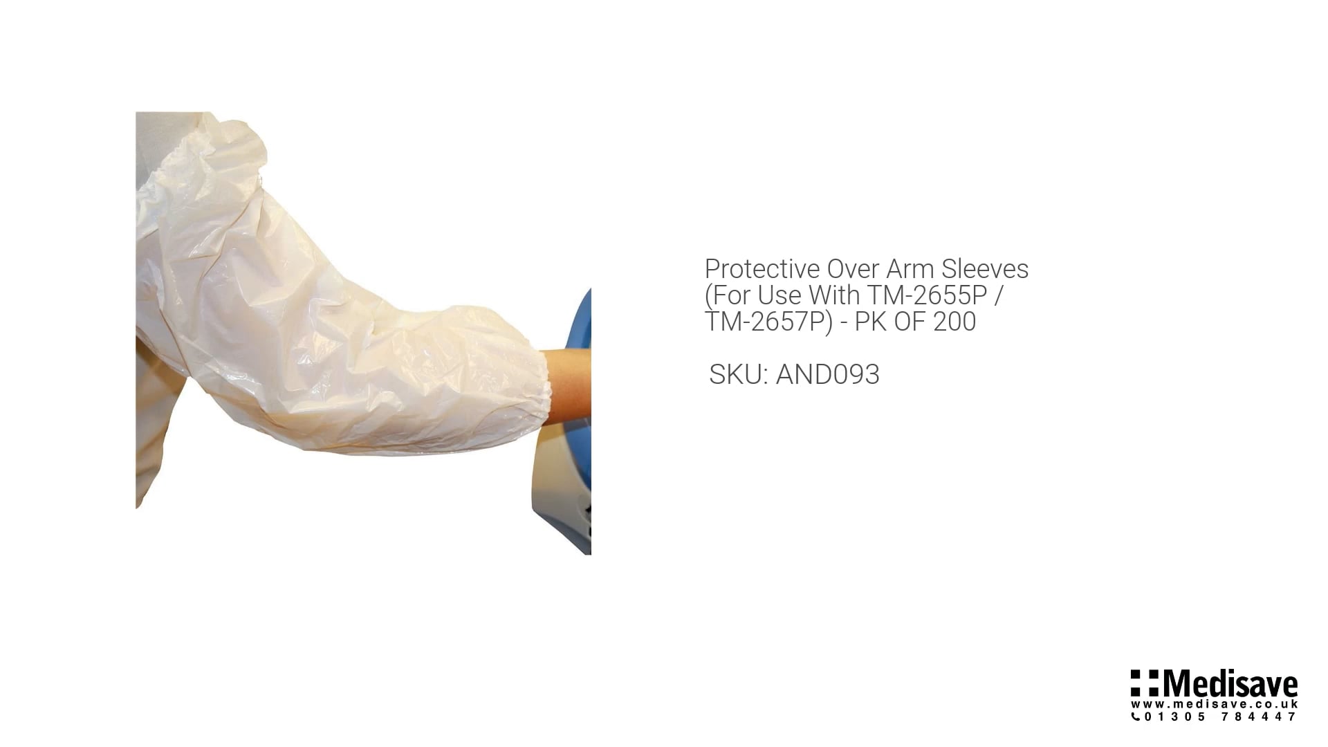 Protective Over Arm Sleeves For Use With TM 2655P TM 2657P PK OF 200 ...