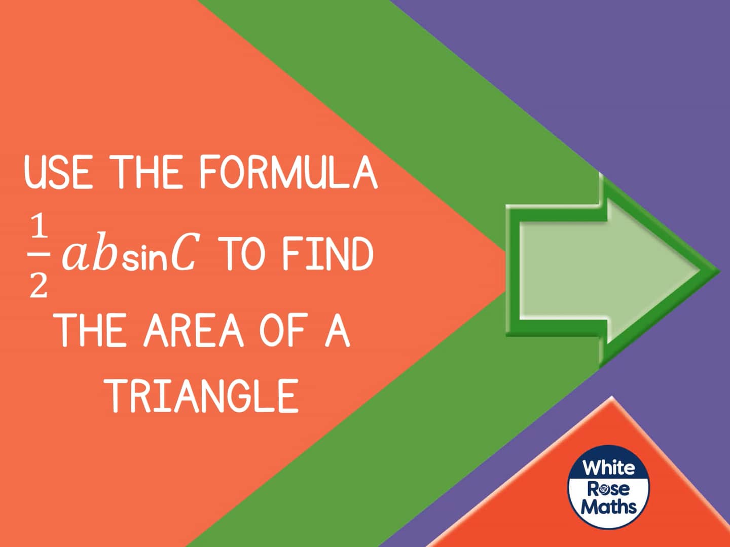 Aut10.2.11 - Use the formula 1-2absinC to find the area of a triangle ...