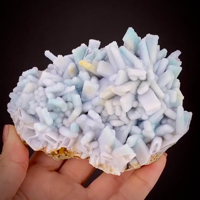 Quartz ps. Anhydrite - SM21-148 - Tentadora Mine - Peru Mineral Specimen