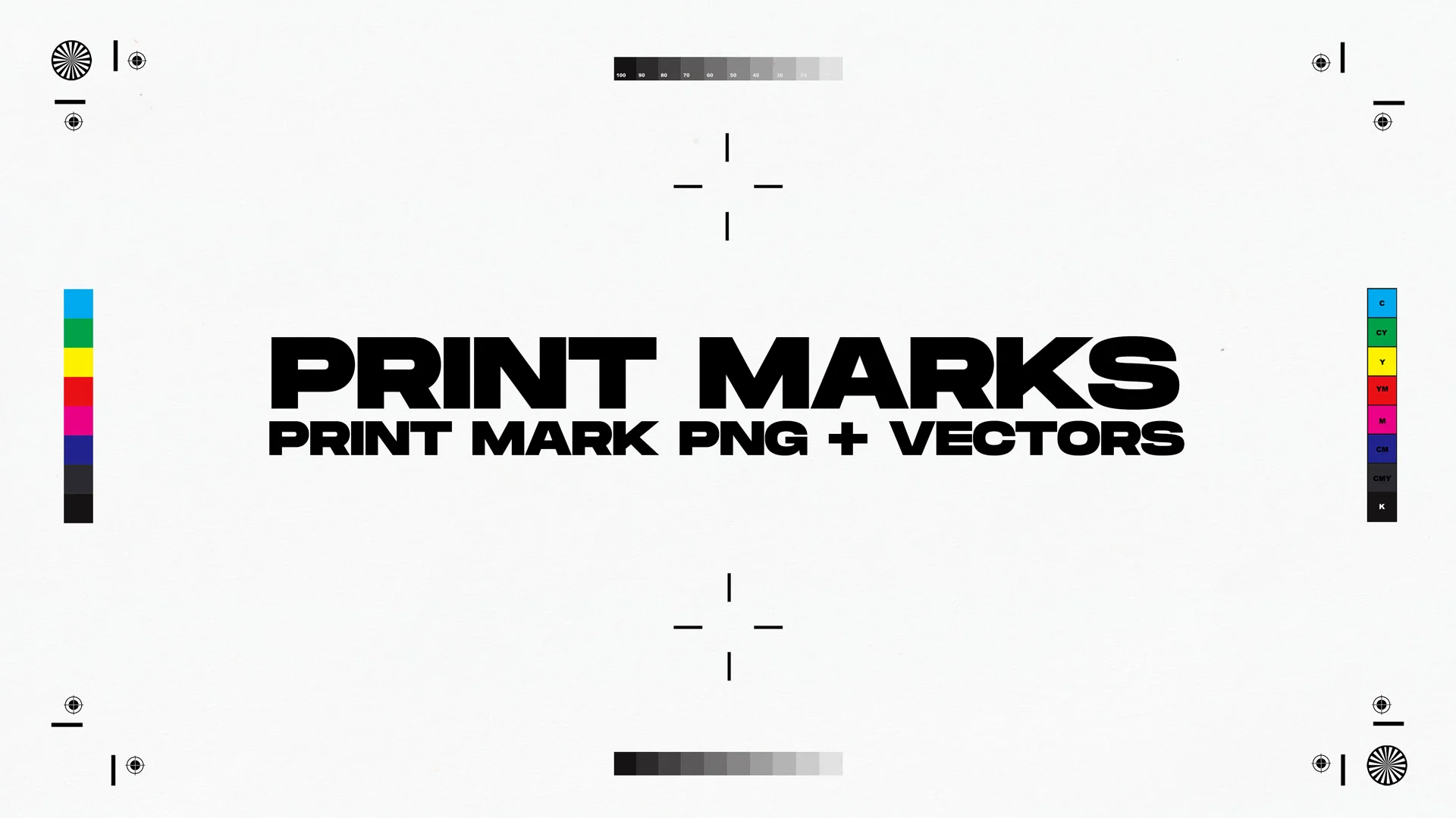 Print Marks: Print Mark PNG + Vectors (Print Mark Assets) on Vimeo