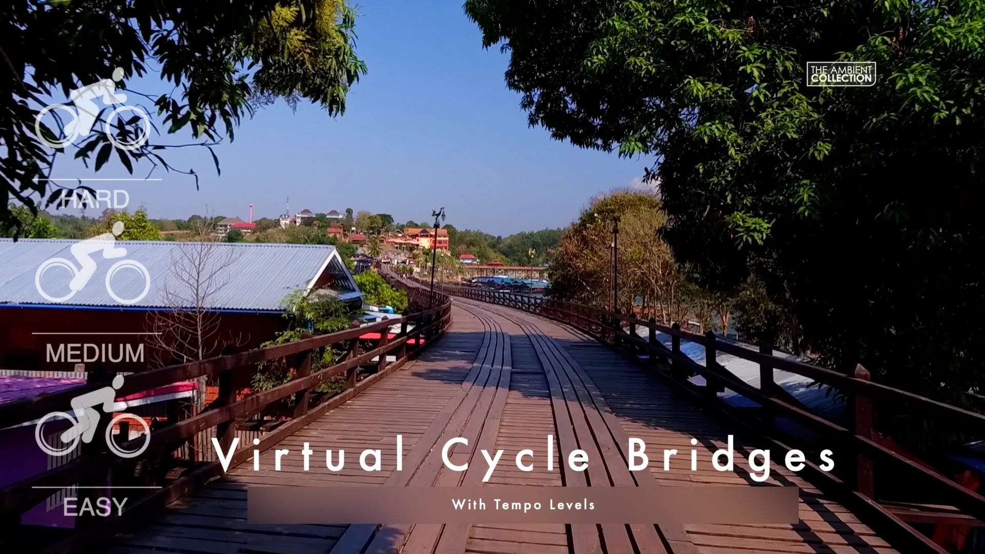 Watch Virtual Cycle Ride with Tempo Levels for Indoor Cycling Exercise ...