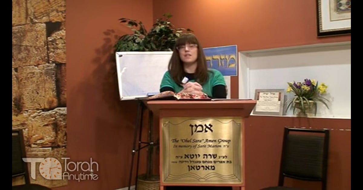 Mrs. Rusi Knobel | Ohel Sarah Series: Tehillim – Shir Shel Yom Part 5