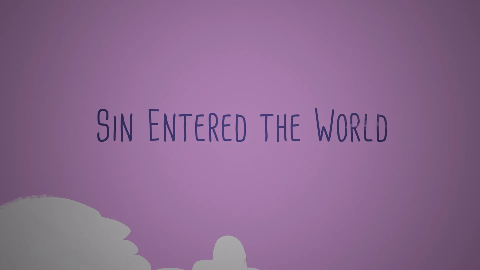 1st Grade: 9/15/24 Children's Sunday School - Sin Entered the World
