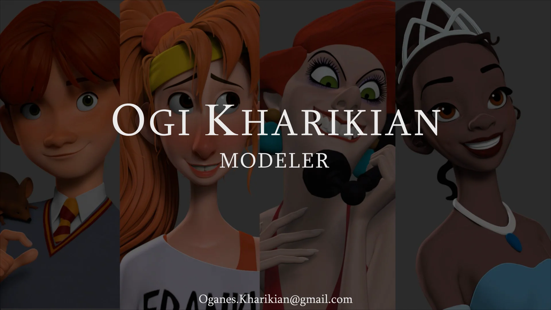 Character Modeling Reel on Vimeo
