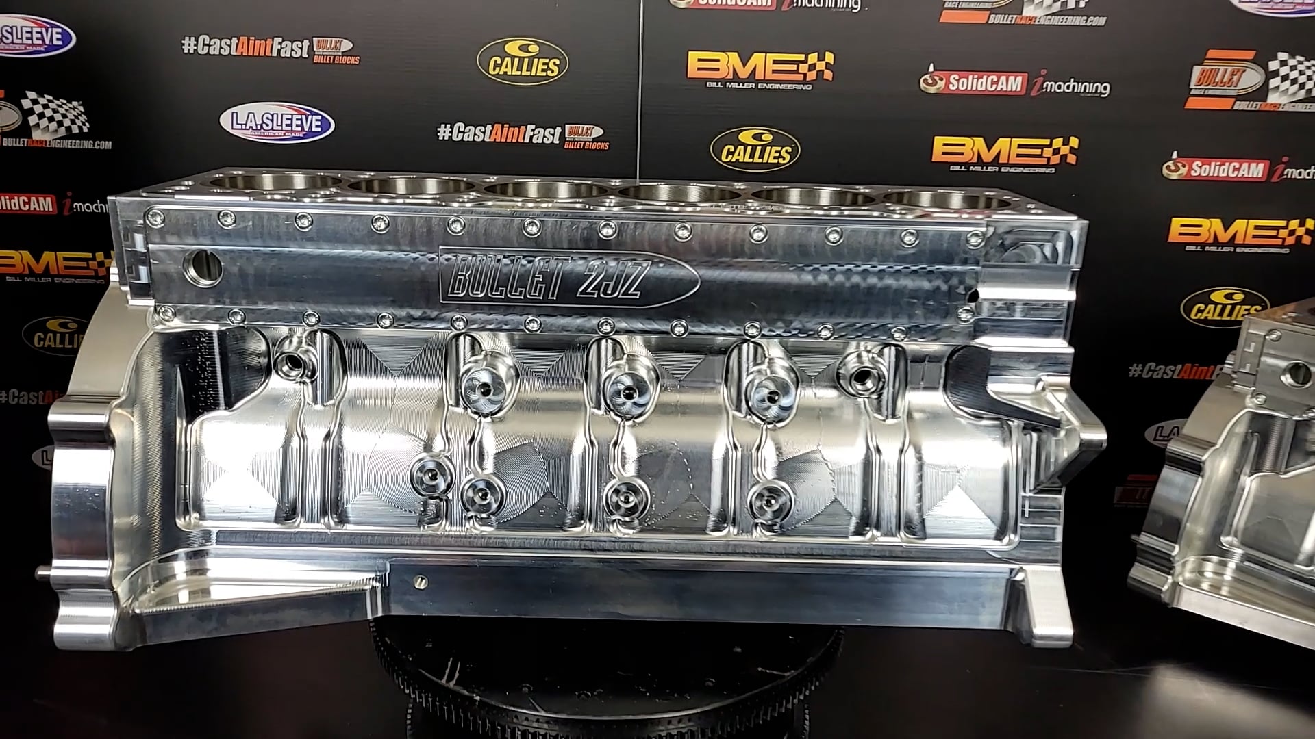 Bullet 2JZ billet block on Vimeo