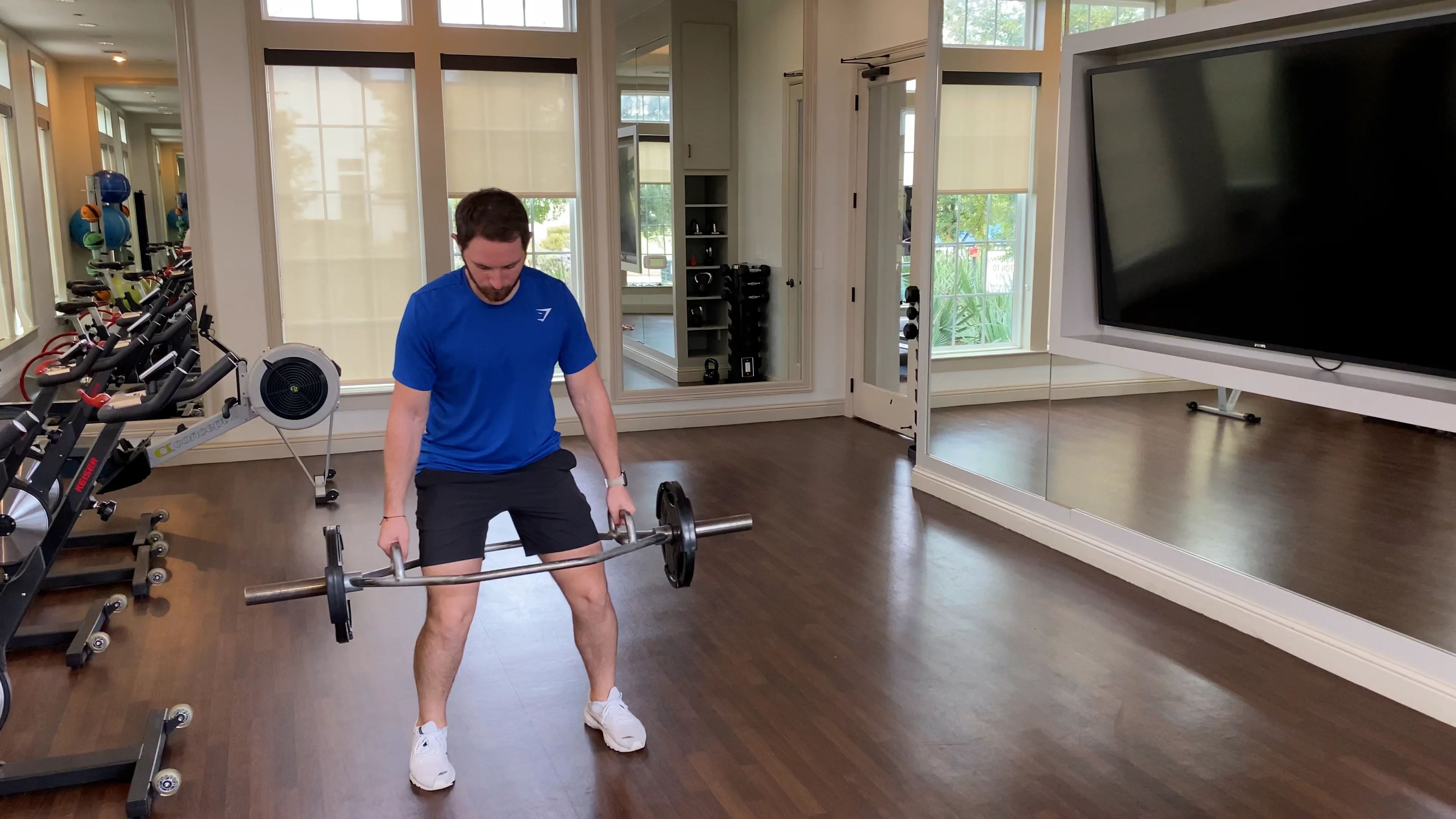 Lateral Trap Bar Walks