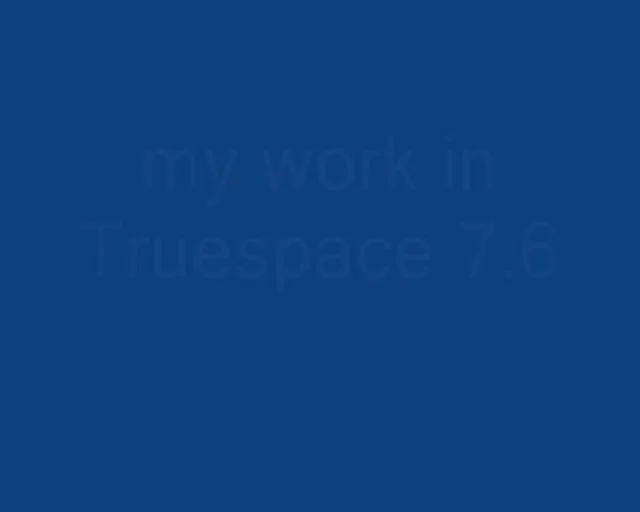 my work in Truespace 7.6 on Vimeo