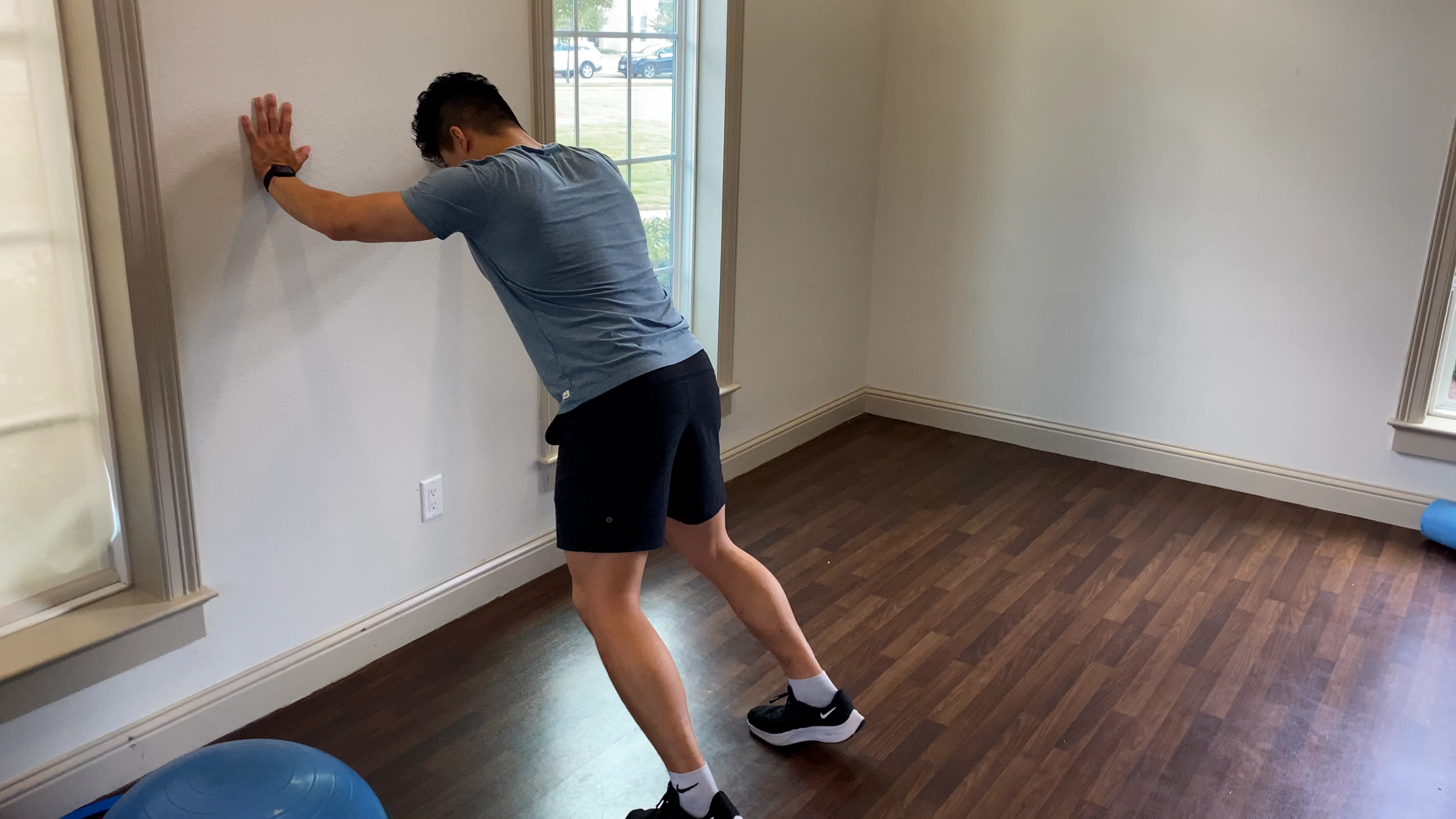 Wall Assisted Hip Rotations