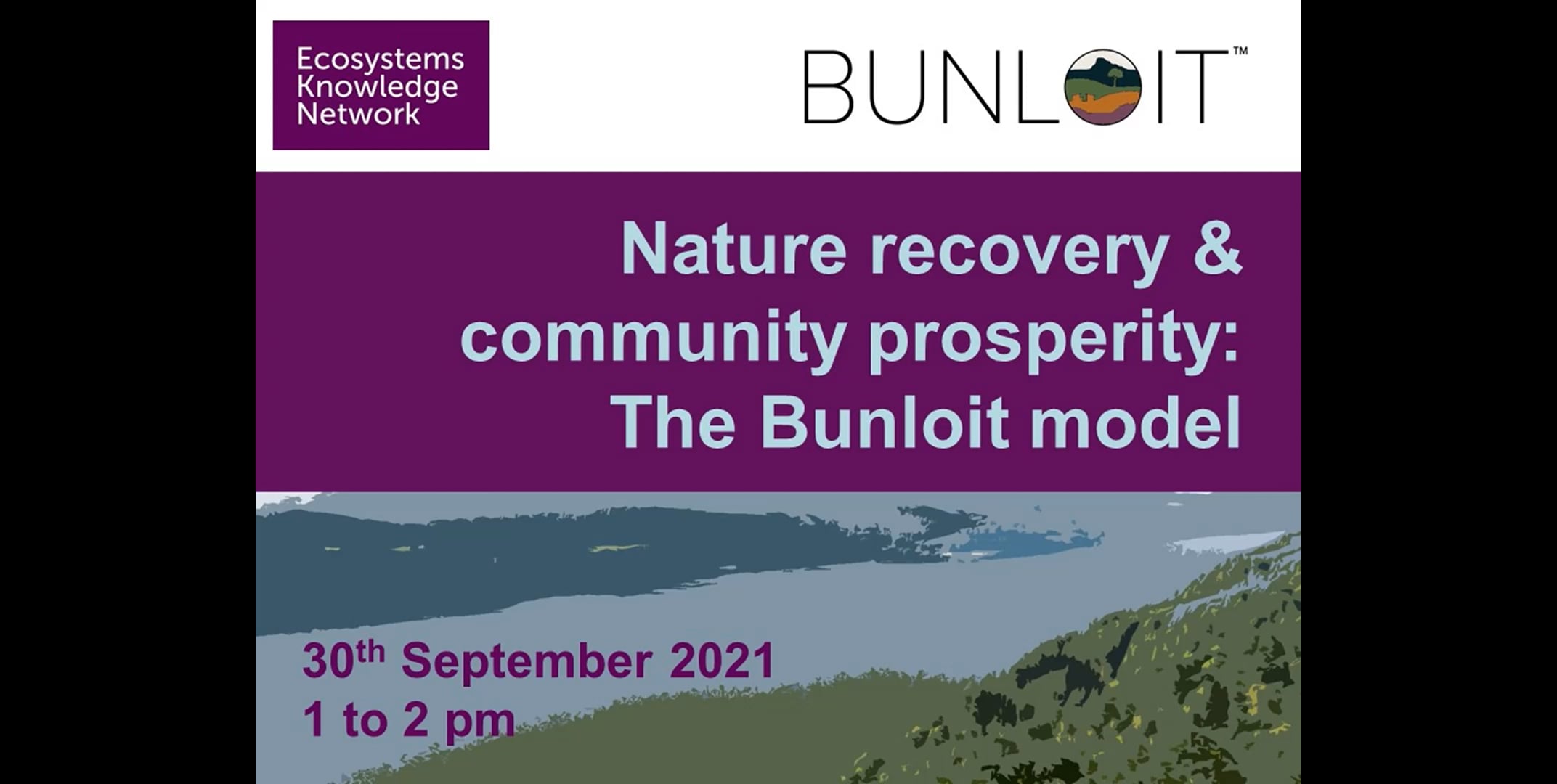 Nature recovery and community prosperity - The Bunloit model on Vimeo