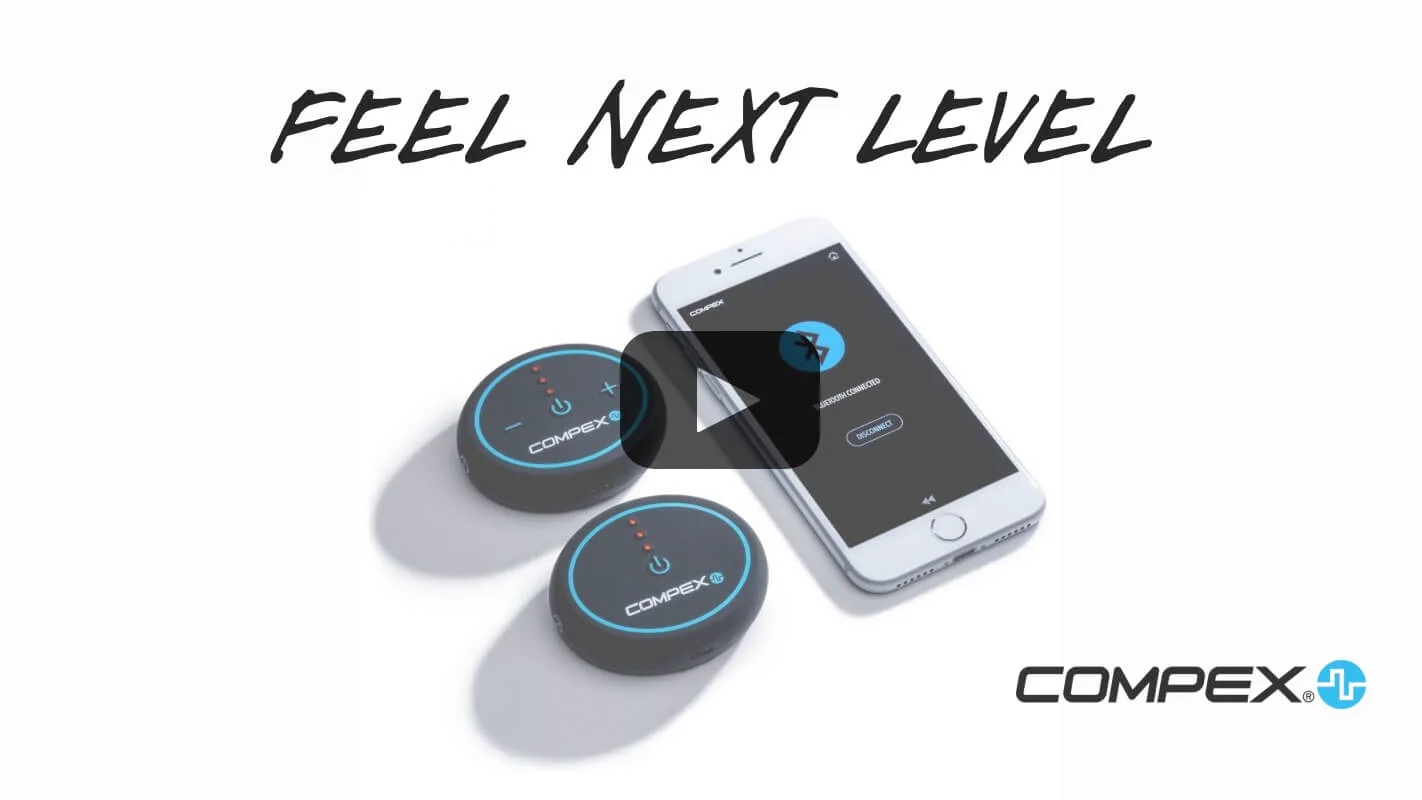 Compex Mini Wireless Muskelstimulationsgerät mit Smart App on Vimeo