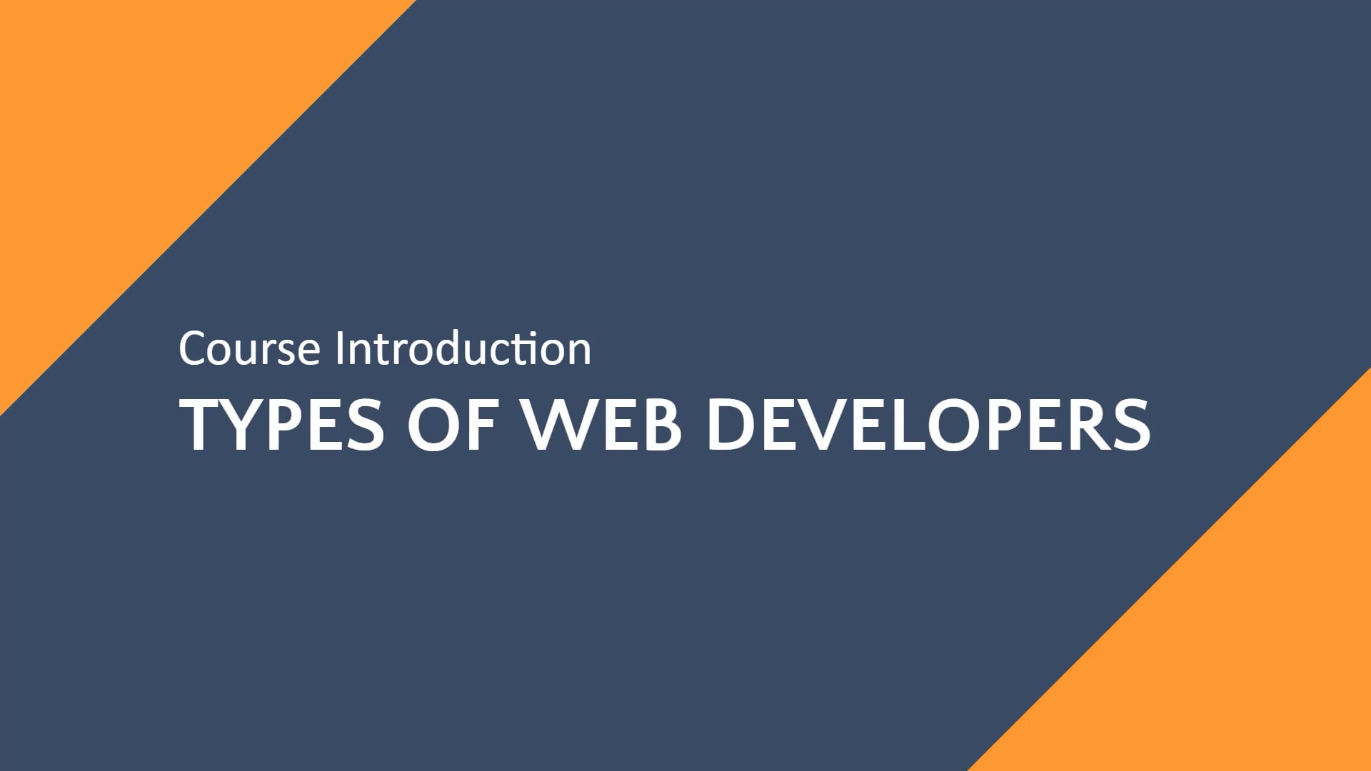 16 Different Types of Web Developers on Vimeo