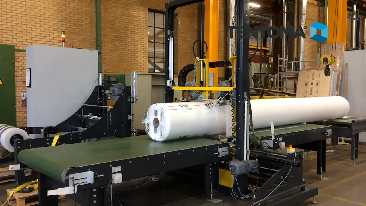 Automated packaging of roll in 30 seconds
