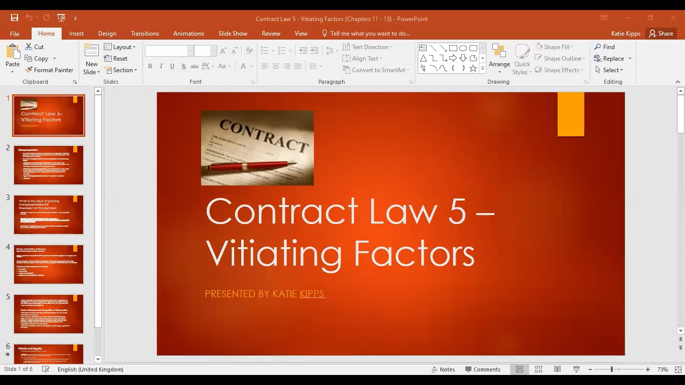 Contract Law 5 - Vitiating Factors (Chapters 11 - 13).mp4