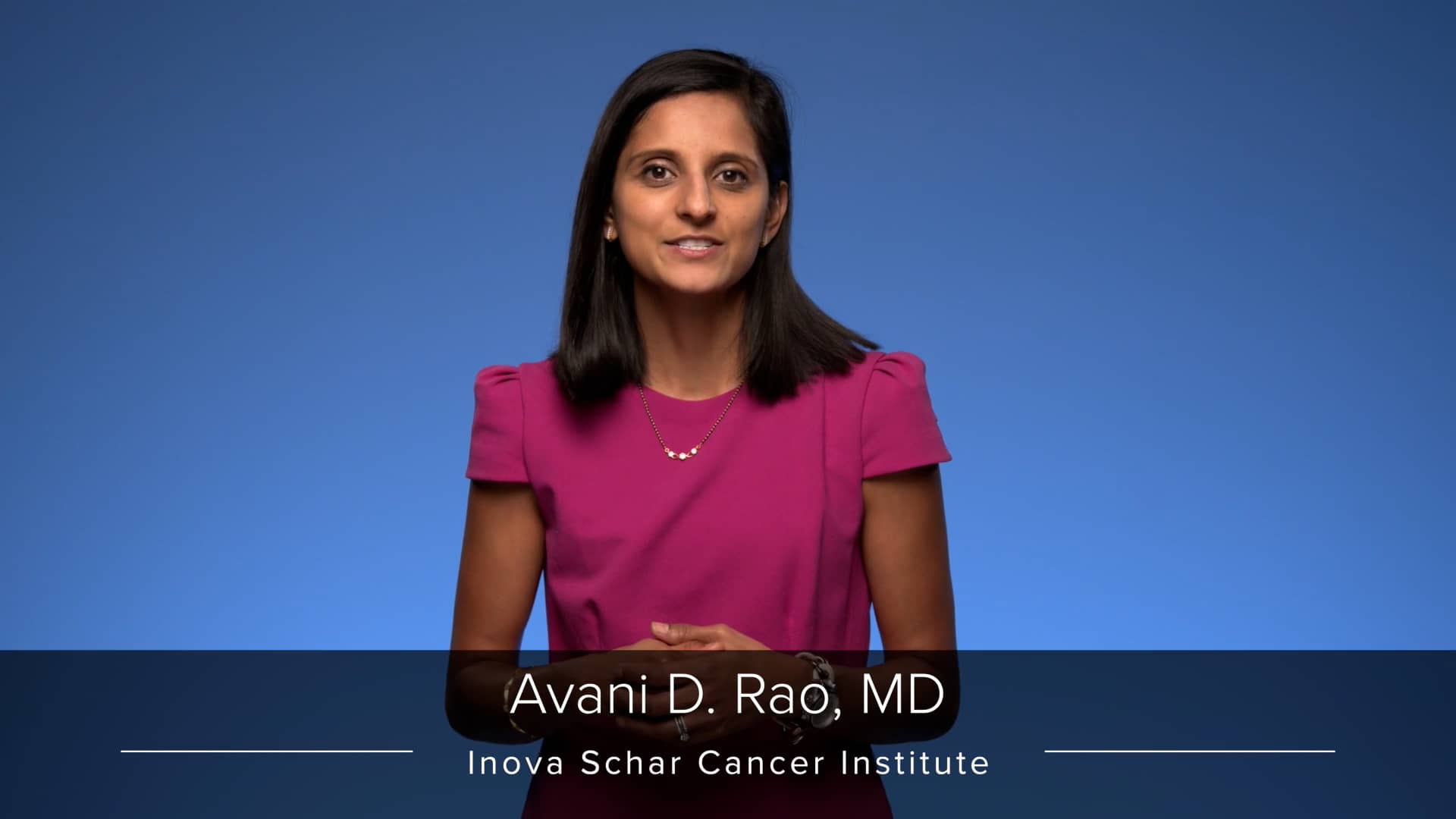 Avani Rao - peds radiation oncologist on Vimeo