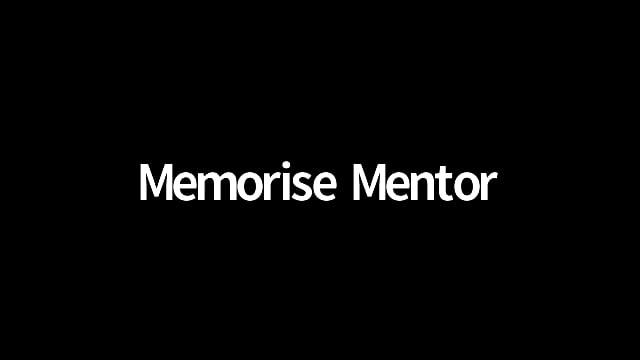 Memorise Mentor - Live Class: Sep 14, 2021 on Vimeo