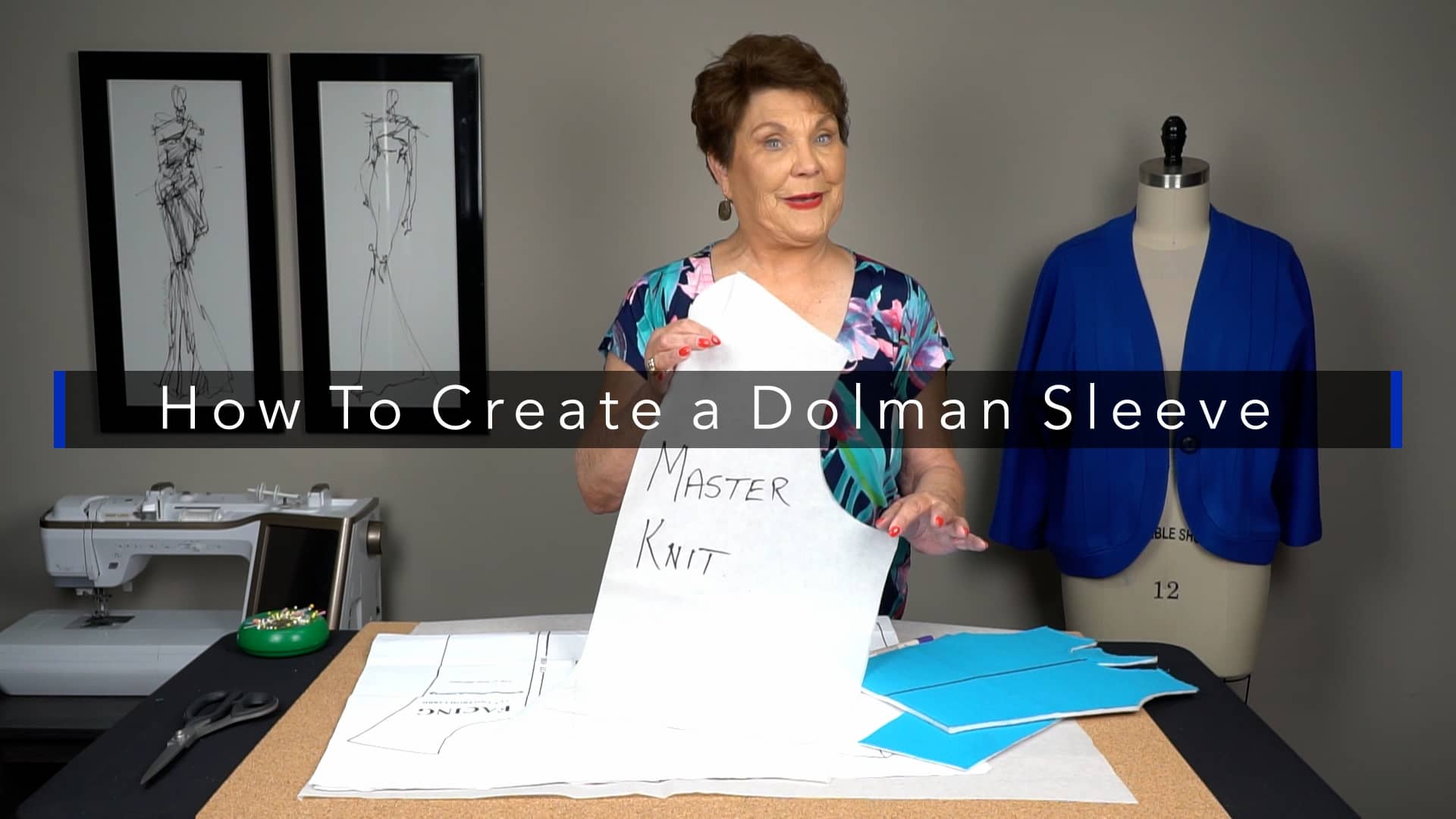 How To Create A Dolman Sleeve on Vimeo