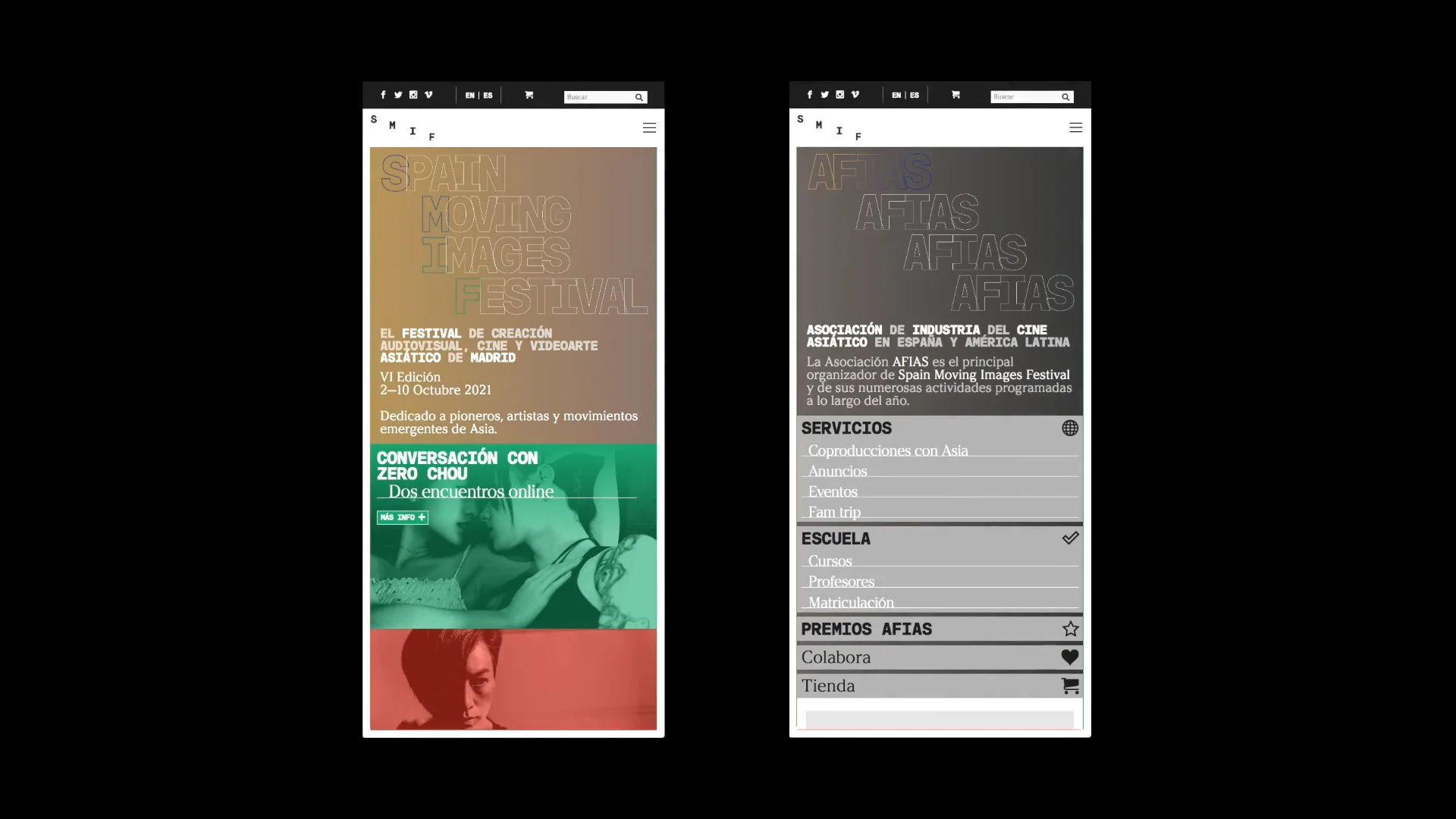 Diego Lara | SMIF | Website design (mobile 1) on Vimeo
