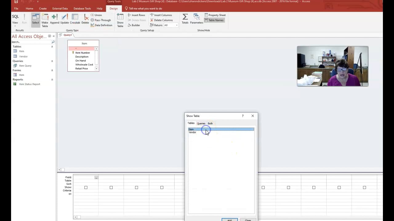 BUSO 1310, Lab 2-2 (Steps 1-6) on Vimeo