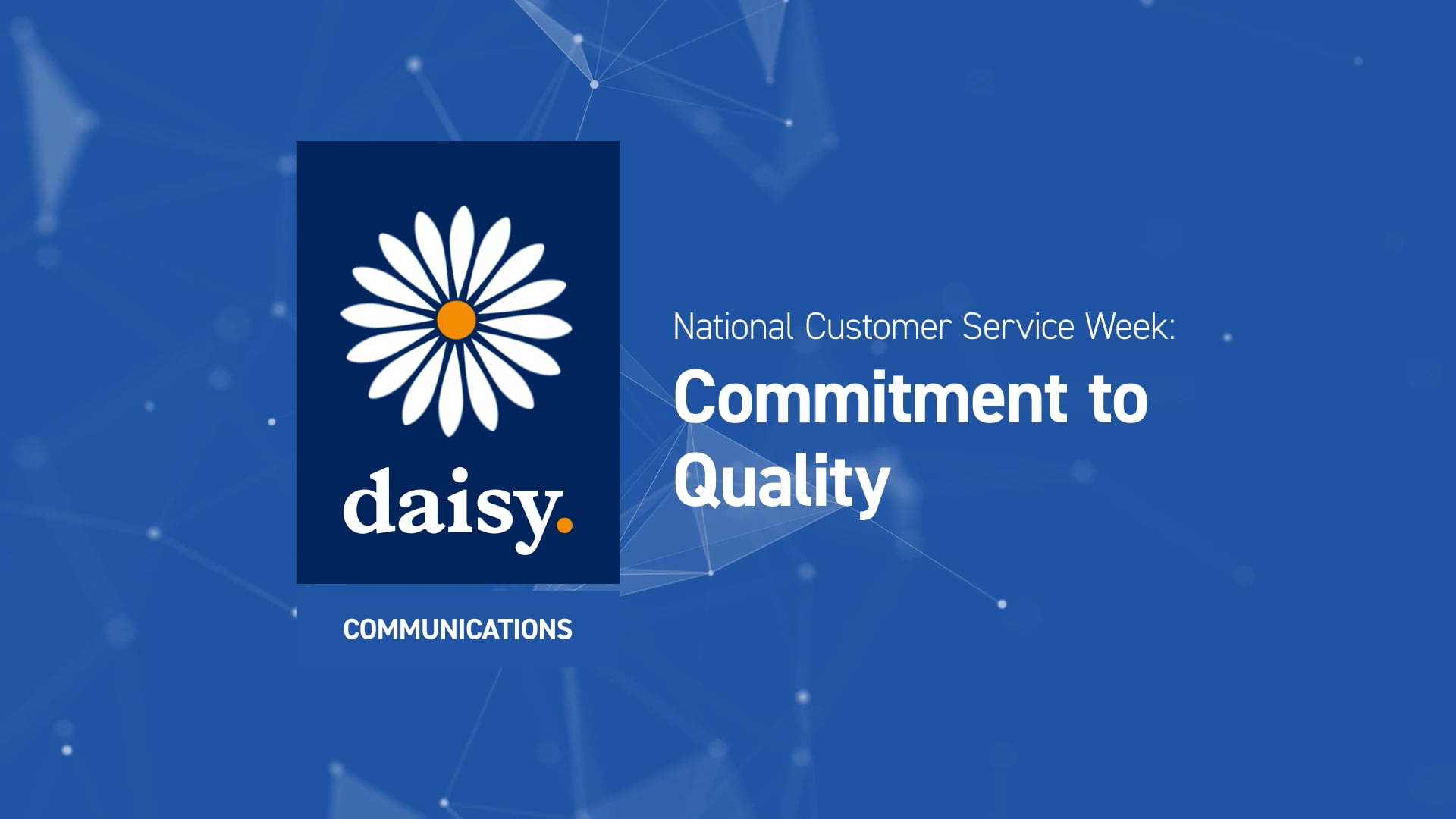 Wednesday - Commitment to Quality on Vimeo