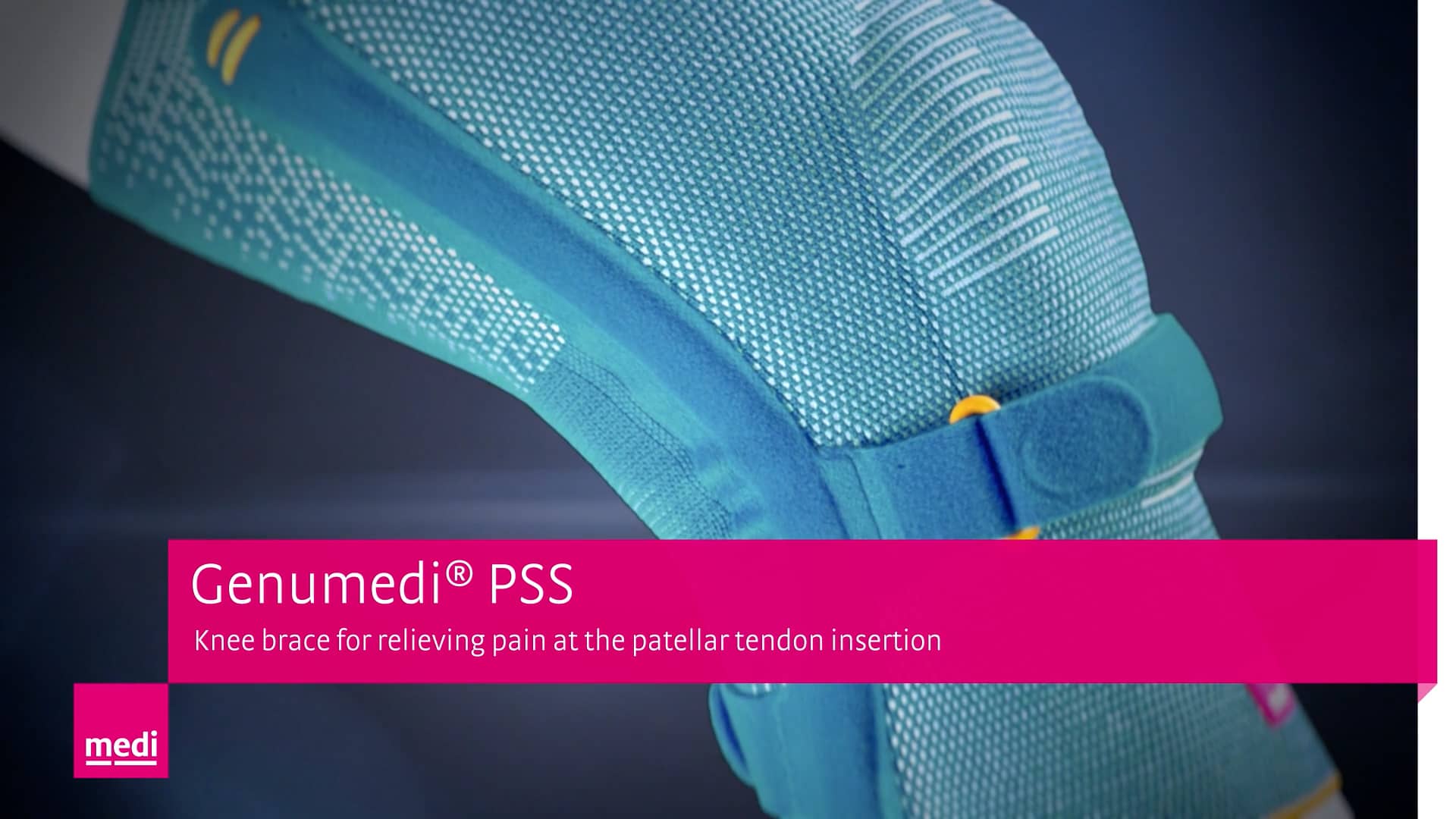 Genumedi® PSS – Knee brace for relieving pain at the patellar tendon ...