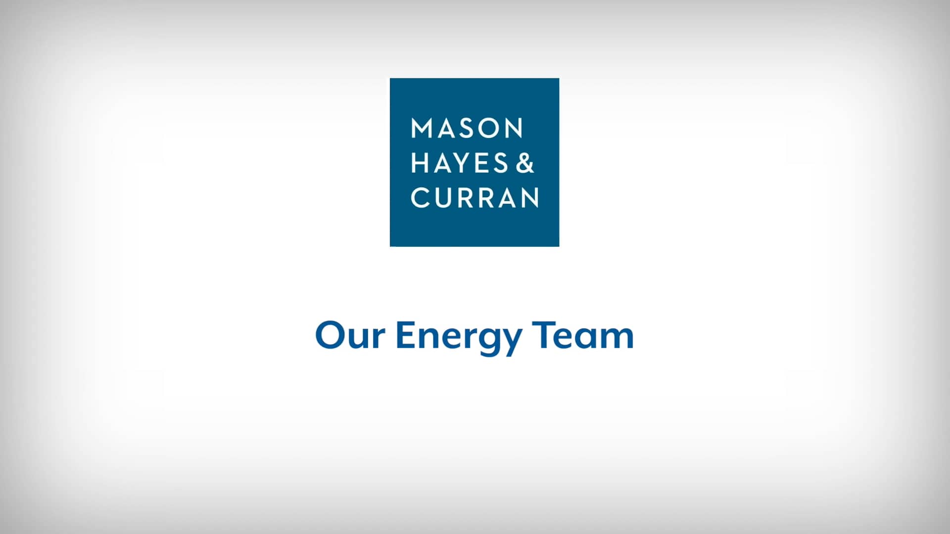 Mason Hayes & Curran Energy Team on Vimeo