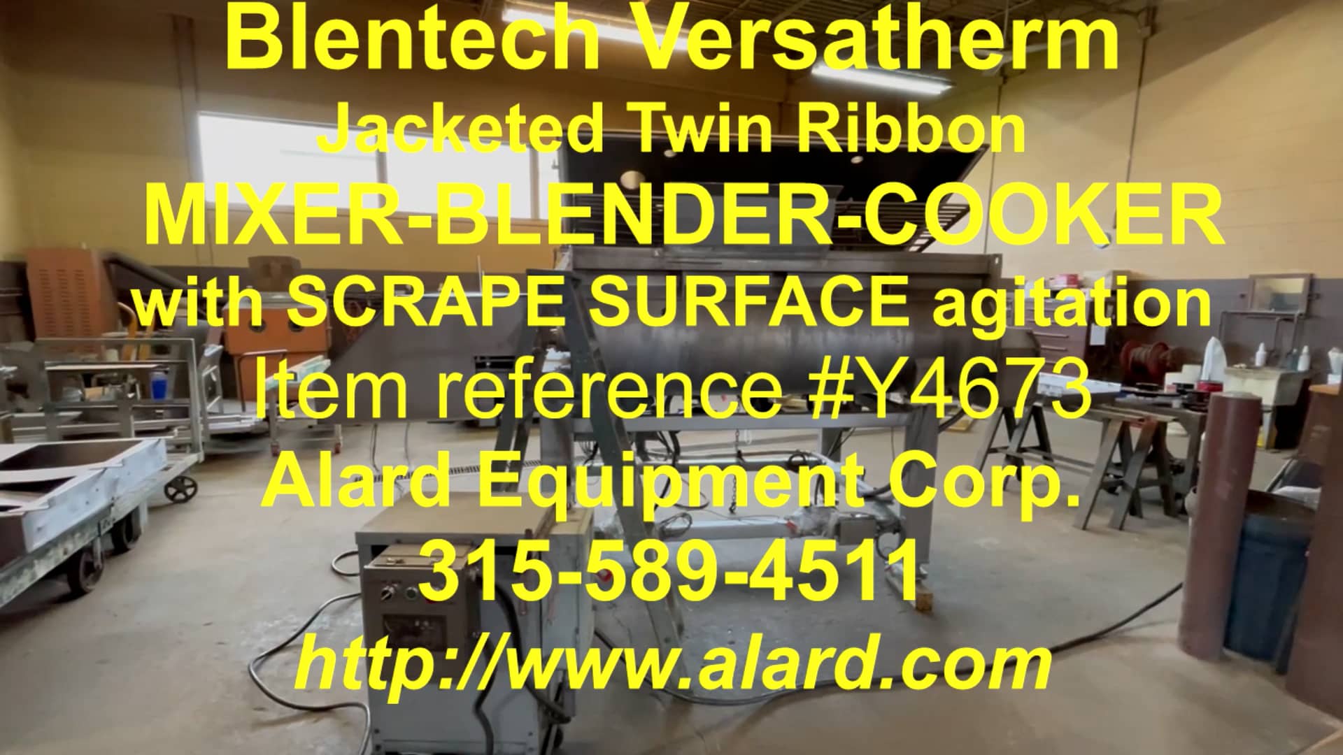 Blentech VERSATHERM TP22088 blending cooker, Y4673 on Vimeo