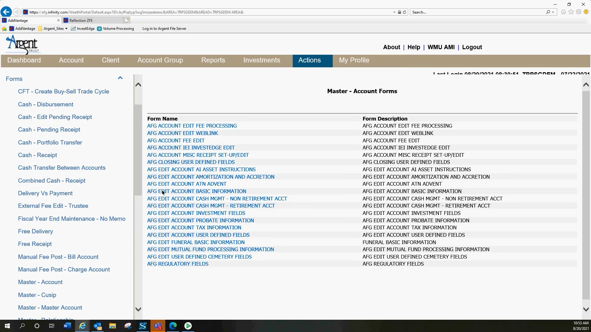 ADDV QL Sec 3 - AFG Edit Account Basic Information