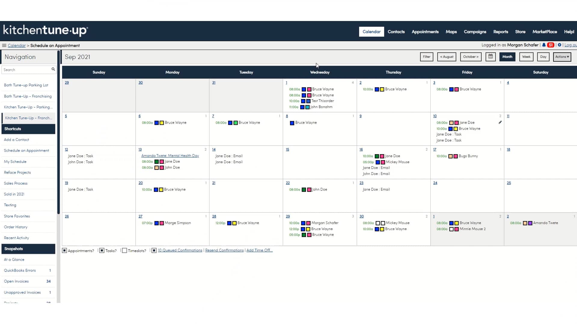 Scheduling the Estimate Appointment on Vimeo