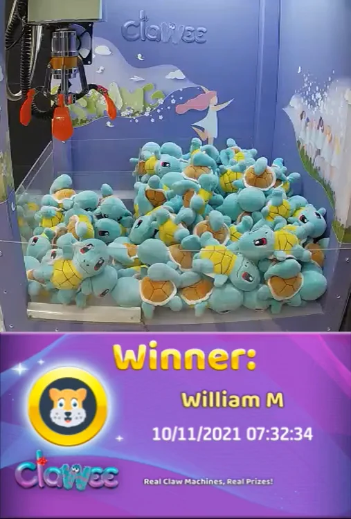 I played Clawee and won a real prize! Check it out! ---> on Vimeo