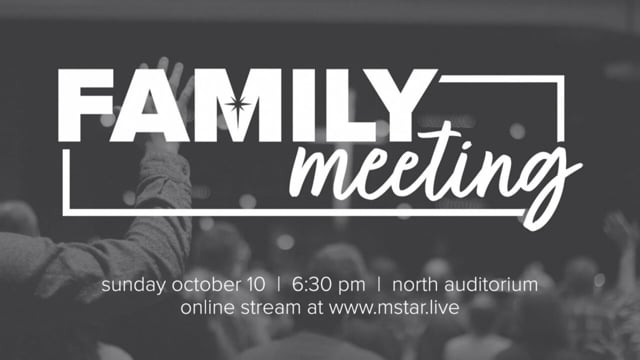 Family Meeting - October 2021 - Morning Star Community Church