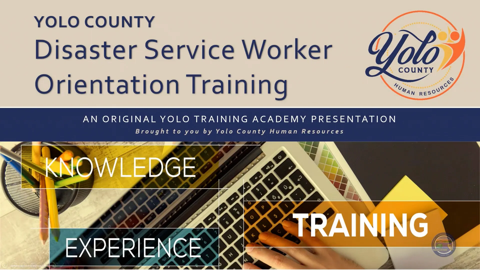 Yolo County Disaster Service Worker Orientation Training on Vimeo
