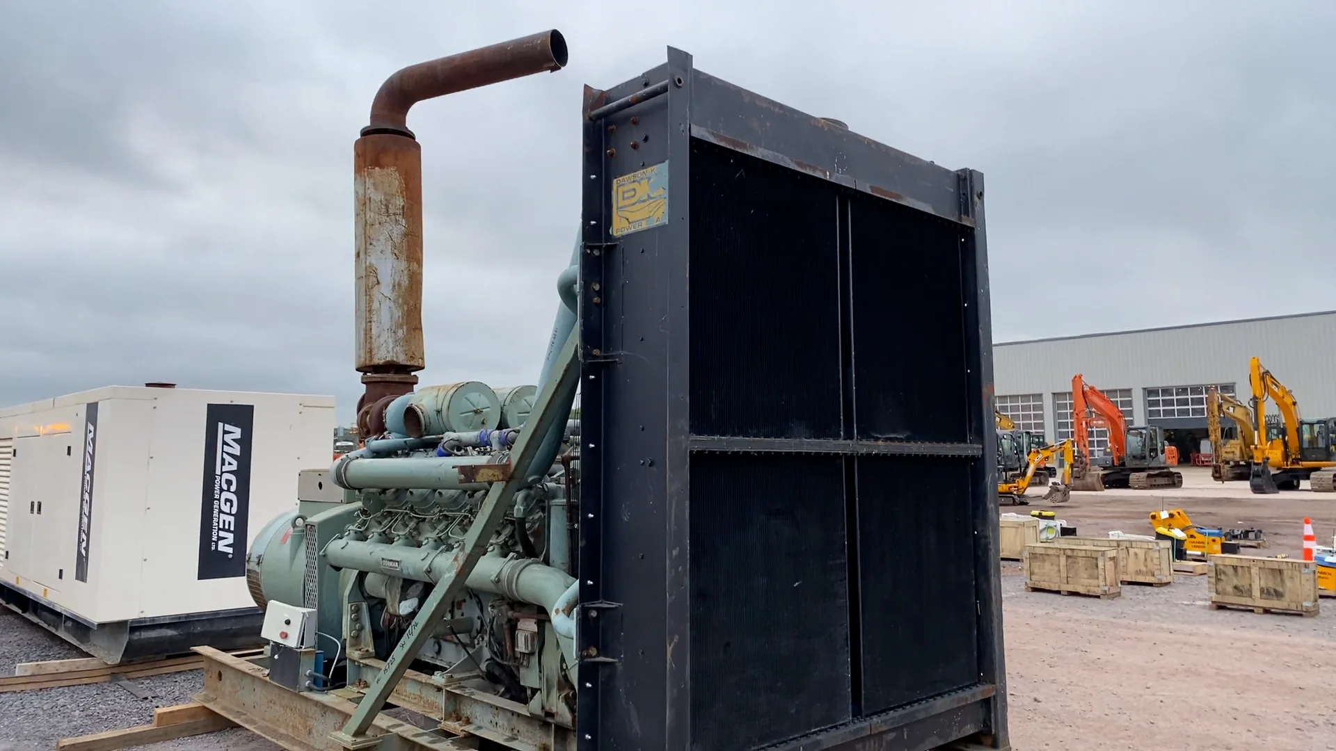 Dawson-Keith 660Kva Diesel Generator, Dorman V12 Engine on Vimeo