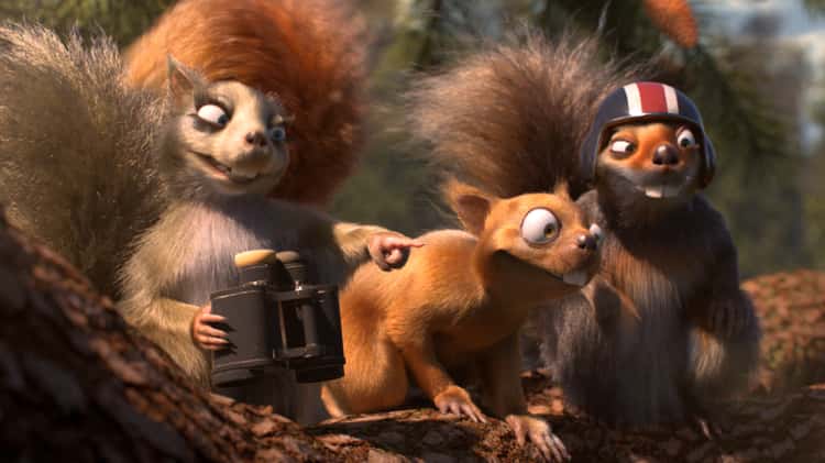 Rabid Squirrel Over The Hedge