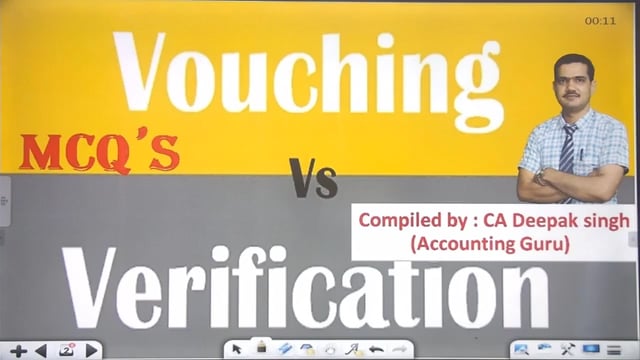 32 Vouching Vs Verification MCQ on Vimeo
