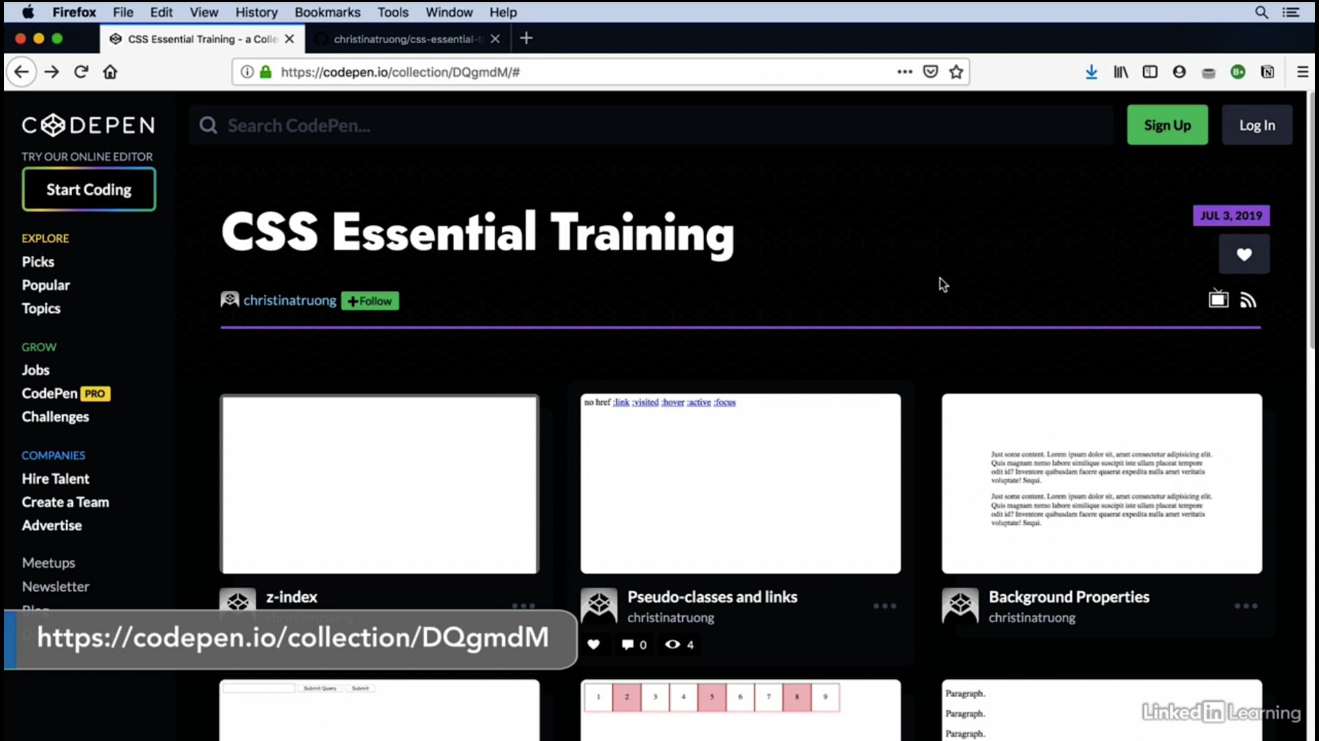 CSS Essential Training Part 1.mp4 on Vimeo