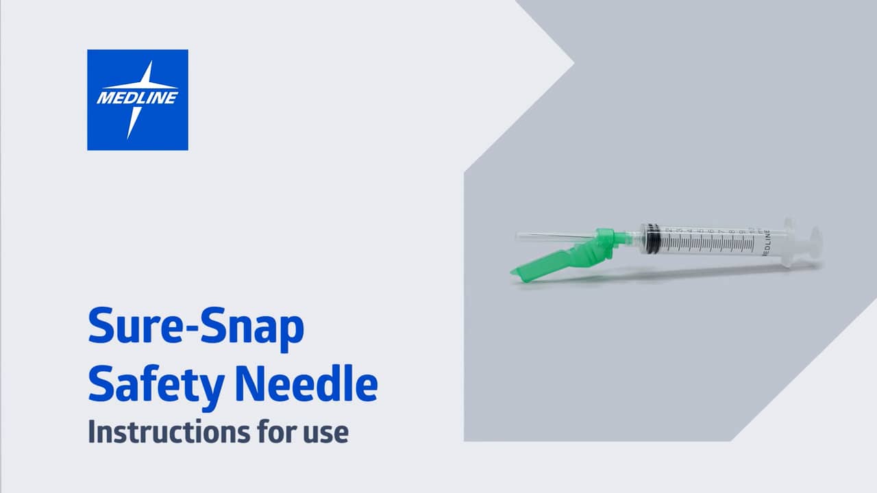 Medline Sure-Snap™ Safety Needle Educational Video on Vimeo