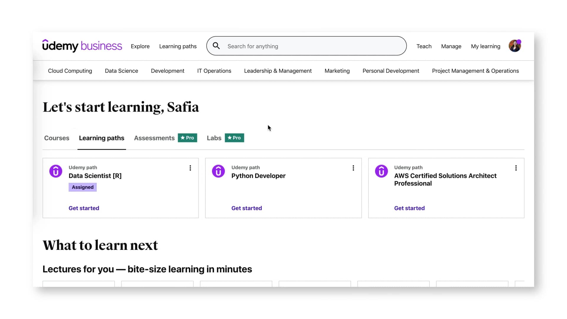 Udemy Business Pro Learner Video on Vimeo